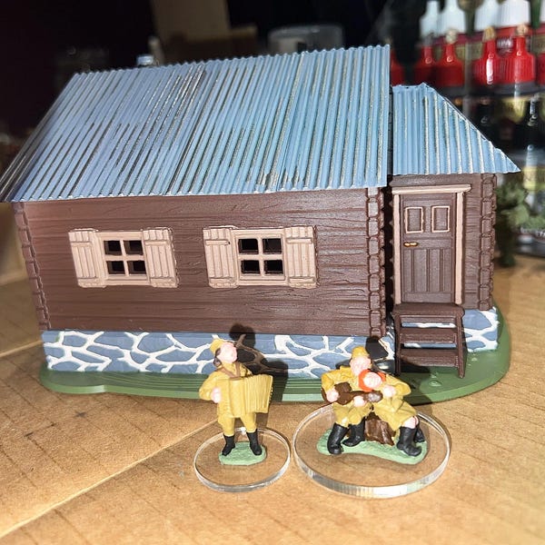 6mm Rural Normandy Farm Houses 1:285 Scale Detailed WWII Miniature ...