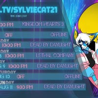 Summer Vtuber Asset Yellow Vtuber Schedule Twitch Stream Schedule ...