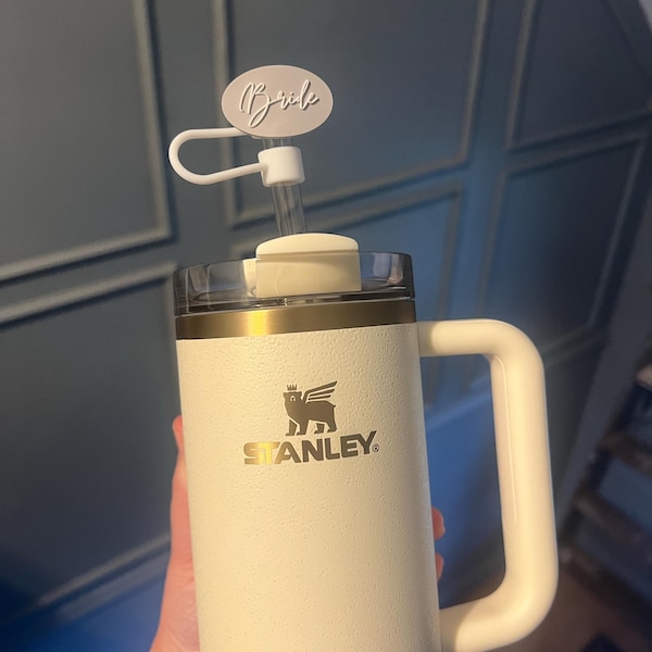 Stanley Quencher Straw Topper, Bride, Bridesmaid, Maid of Honor ...