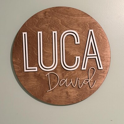 Stacked Names for Nursery, Wooden Letters, Name Sign, Nursery Letters ...