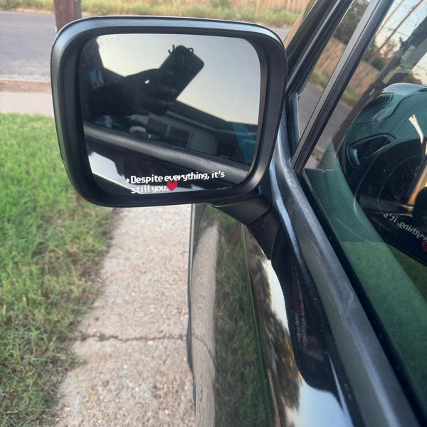 Skyrim Navigation Compass Quest Bar Rearview Mirror Mini Permanent ...