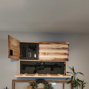 Hidden Gun Storage Sliding Top Coffee Table - Etsy