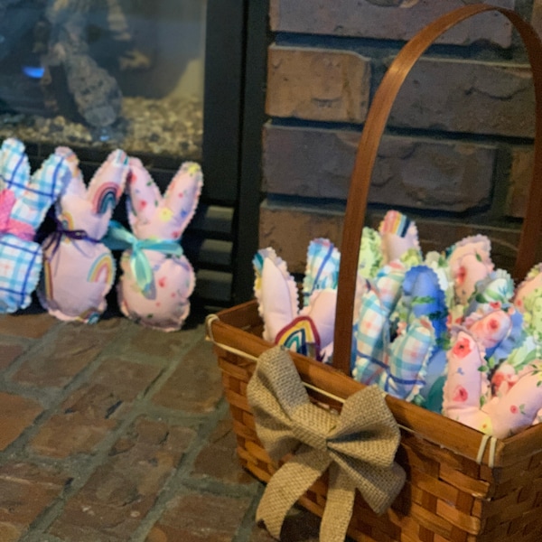 Fabric Rabbits PDF SEWING PATTERN, Digital Download, How to Make ...