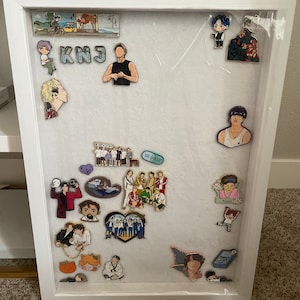 Pin Badge Display Metal-frame Enamel Pin Display Box for - Etsy