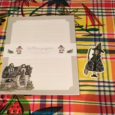 BUNDLE: Dark Cottagecore Sticker Sheets Green Witch Journal - Etsy