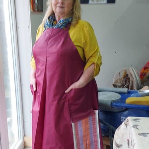 Gardener smock. Ready to ship pottery apron. Split leg apron | Etsy