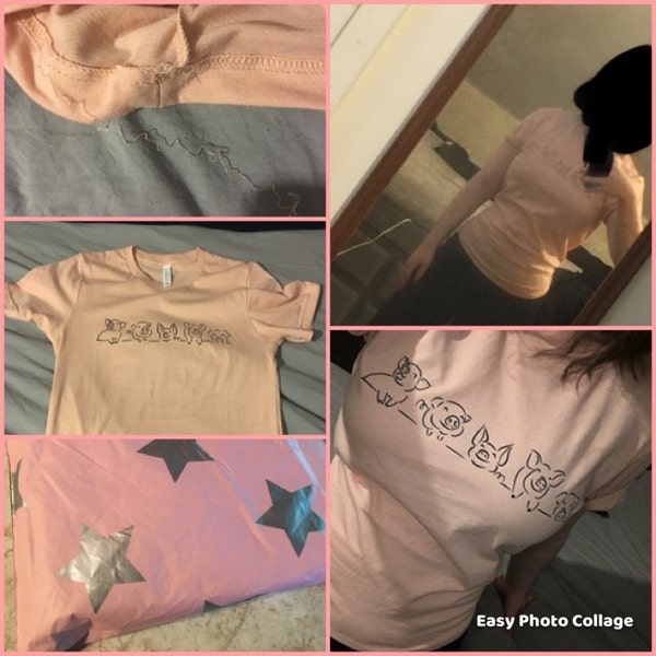 Cute Pigs Shirt, Pig Shirt, Graphic Tees for Women, Animal Lover Shirt ...