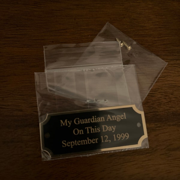 Engraved Black Brass Plate Tags, 2 1/2 X 1 Inch Tag, Personalized Metal ...