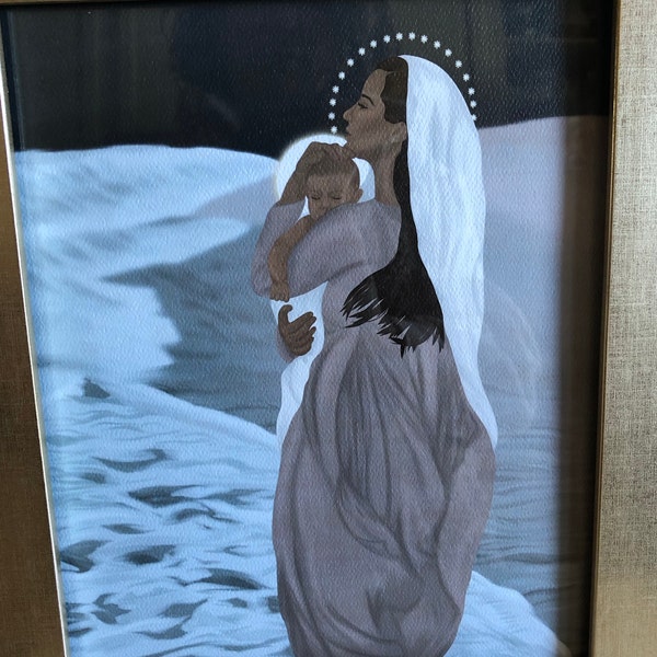 A Thrill of Hope Digital Art Print | the Annunciation Mary’s Fiat ...