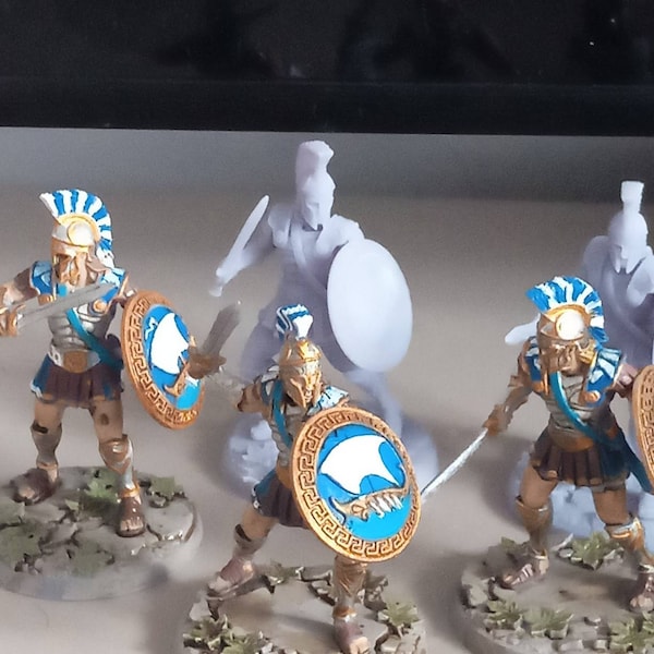 Olympians Argonaut Warrior Unit - Individual/set of 5 Miniatures - D&D ...