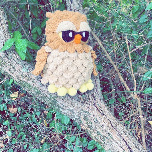 Crochet Pattern Owl, Pattern Amigurumi Toy Owl, Tutorial Crochet Toy ...