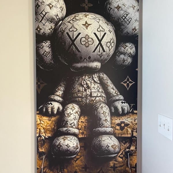 KAWS Poster Set of 3, Printable Minimalist Hypebeast Kaws Figure Poster ...