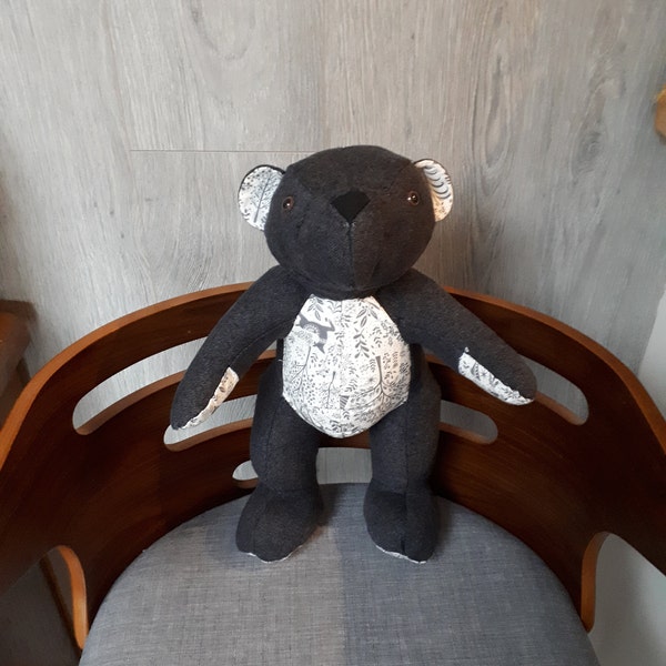 Recycled Teddy Bear - PDF Sewing Pattern & Tutorial | Stuffed Animals ...