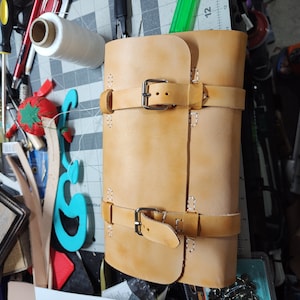 Leather Tool Pouch Pattern Pdf Download Leather DIY Pipe Pouch Video ...