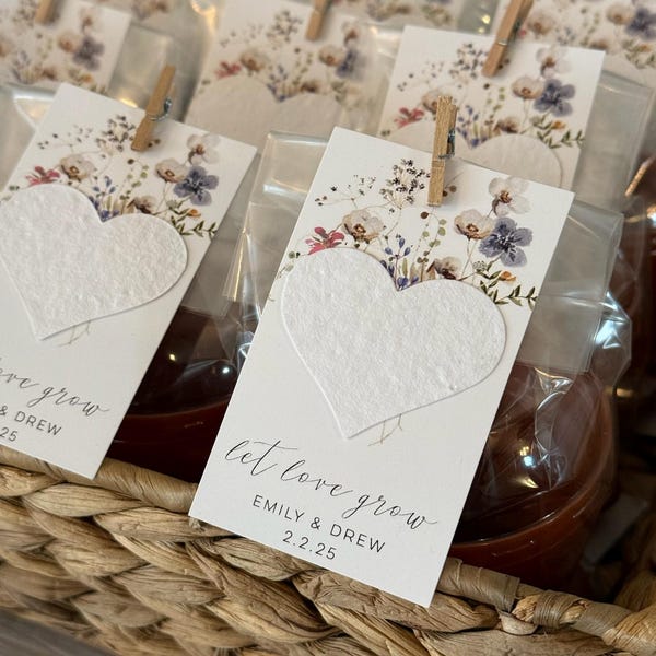 Plantable Wedding Favor-wedding Favours-wedding Favors-seed Favors ...