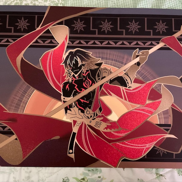 Honkai Star Rail Phainon Desk Mat | Namecard Style, Amphoreus Themed ...