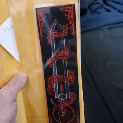 Dragonslayer Sword Sticker, Guts Sword Waterproof Vinyl Sticker, Dark ...