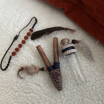 Shiva Big Tepi Pipe With Spiral Symbol - Etsy