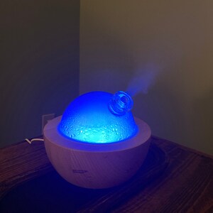 Willow Glass Dome & Wood Grain Diffuser Essential Oil - Etsy