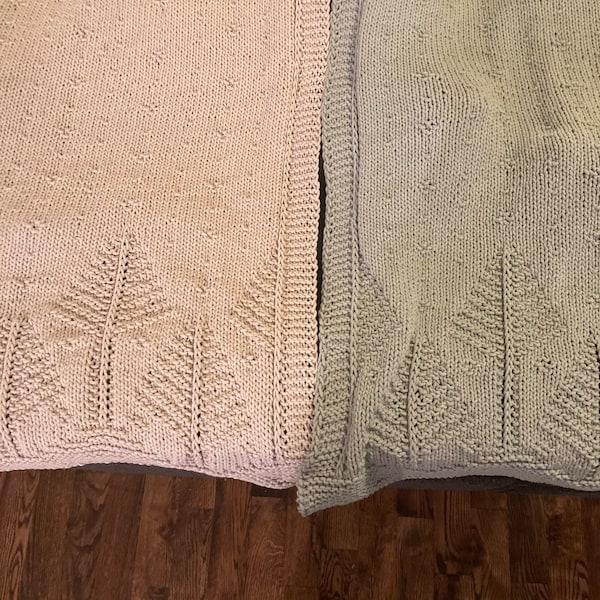 Seton Portage Blanket PATTERN, Knitting Pattern, Knit Blanket Pattern ...