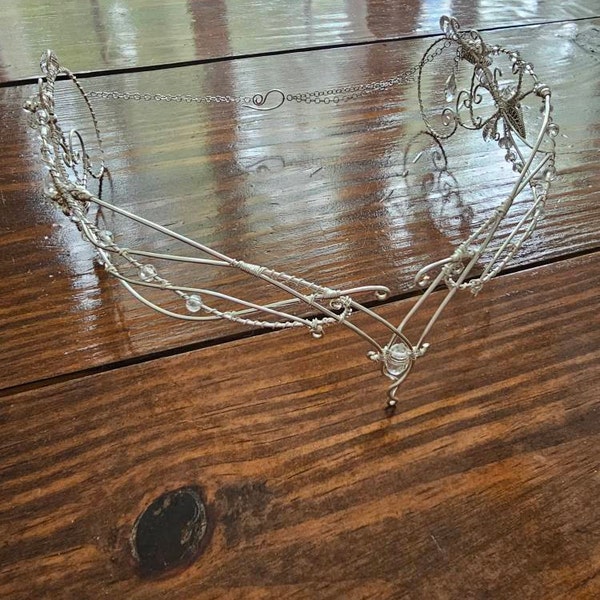 Elven Crown With Chains. Elf Tiara, Medieval Circlet, Coronet, Elvish ...