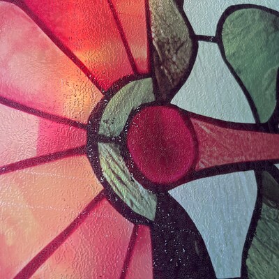 Custom Size Window Film Stained Glass Decorative Window Sticker Privacy ...