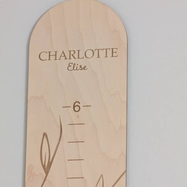 Growth Chart for Kids,personalized Kids Height Chart,daisy Growth Chart ...