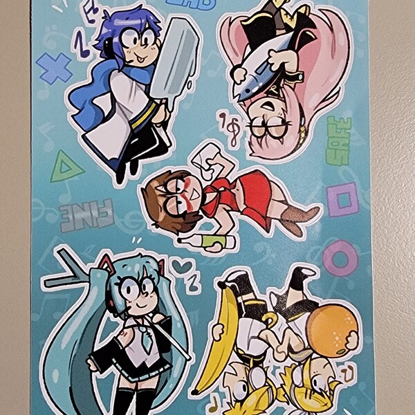 FF6 Character Sprites Vinyl Sticker Sheet - Etsy