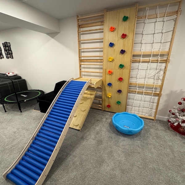 Extra Large Rolling Slide With Climbing Triangle - Etsy