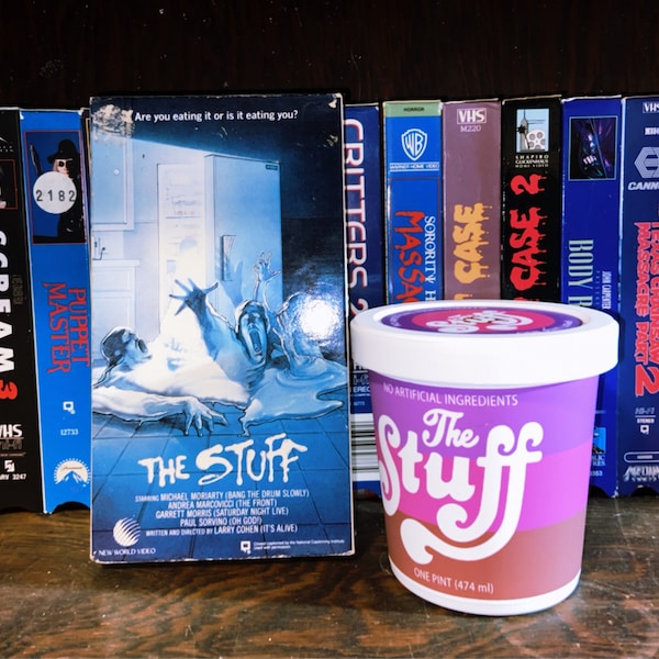 The Stuff Pint Container Movie Prop Dessert Horror 1985 VHS - Etsy