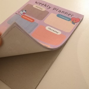 BTS Planner BTS Weekly Planner BTS Stationary Planner Bundle A3, A4, A5 ...