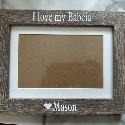 OUR/MY GRANDSONS Gift, Grandson Frame, Grandson Picture Frame, Grandson ...