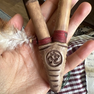 Shiva Big Tepi Pipe With Spiral Symbol - Etsy