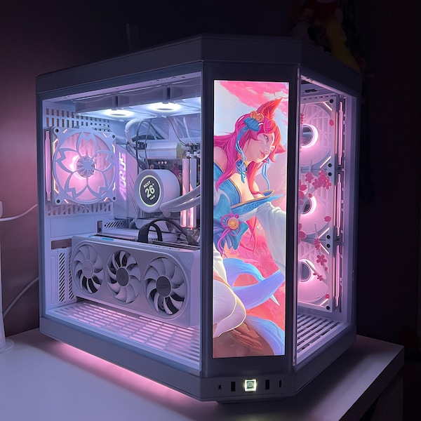 Sakura Cherry Blossom Logo V2 Gaming Computer Fan Shroud / Grill ...