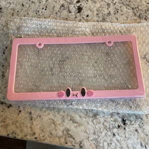 Kirby Eyes License Plate Frame / Cute License Plate Frame / Kawaii Car ...
