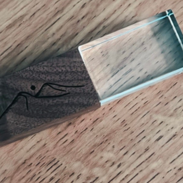 Wood Glass USB 3.0 Engraved Usb Stick Glass Wedding USB Stick 3.0 - Etsy