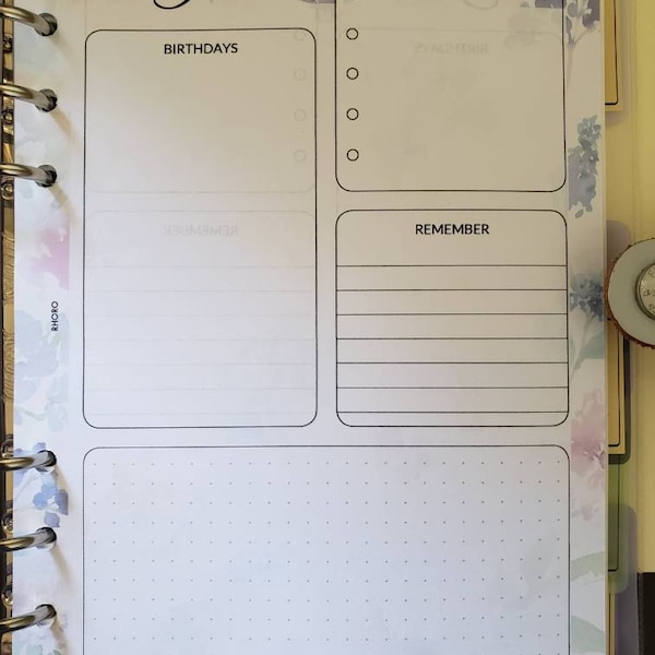 EDITABLE Classic Happy Planner Inserts, Happy Planner Inserts Printable ...