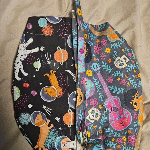 Flying Pigs Scrub Cap With Satin Lining, Ponytail, Euro, High Bun ...