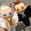 Good Omens Crowley and Aziraphale Ineffable Husbands Felt Toys for ...