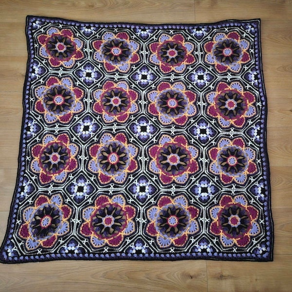 Magic Circles Scarf Pattern by Jane Crowfoot - Etsy Israel
