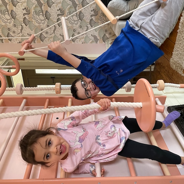 Baby Mobile Swedish Ladder With Rope Accessories: Indoor Swing, Monkey ...