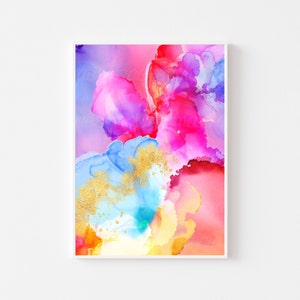 Pastel Rainbow Seamless Digital Paper Watercolor Confetti | Etsy