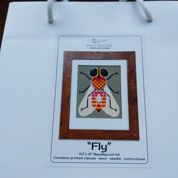 Fly Needlepoint Kit - Etsy