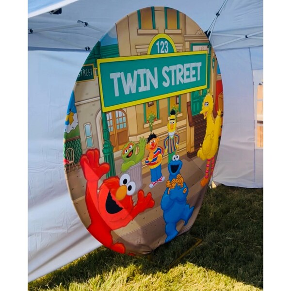 Wood Texture Cylinder Plinth Cover,round Pedestal Jungle Safari Elastic ...