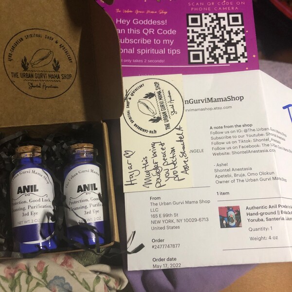 Blessed Anil Powder in Apothecary Corked Vial || Hand-ground || Bolsa ...