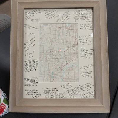 Custom Map Print, Custom City Map, Personalized Print, Travel Map Gift ...