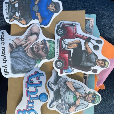 Medicated Pete Vinyl Sticker / Howard Stern / Wack Pack / the - Etsy