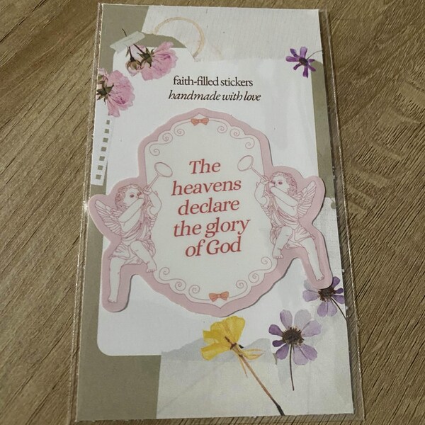 Filled With the Spirit Sticker Christian Sticker Bible Verse Sticker ...