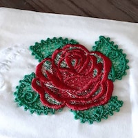 Rose Accent FSL Free Standing Lace Machine Embroidery Designs in the ...