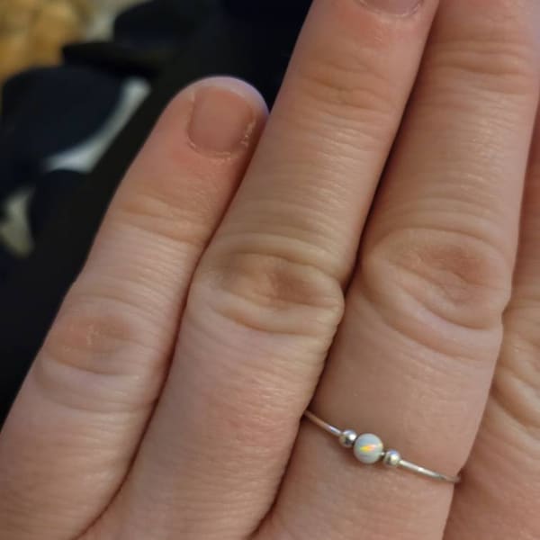 Anti Stress Anxiety Ring - Stress Relief Ring - Adjustable Fidget Ring ...